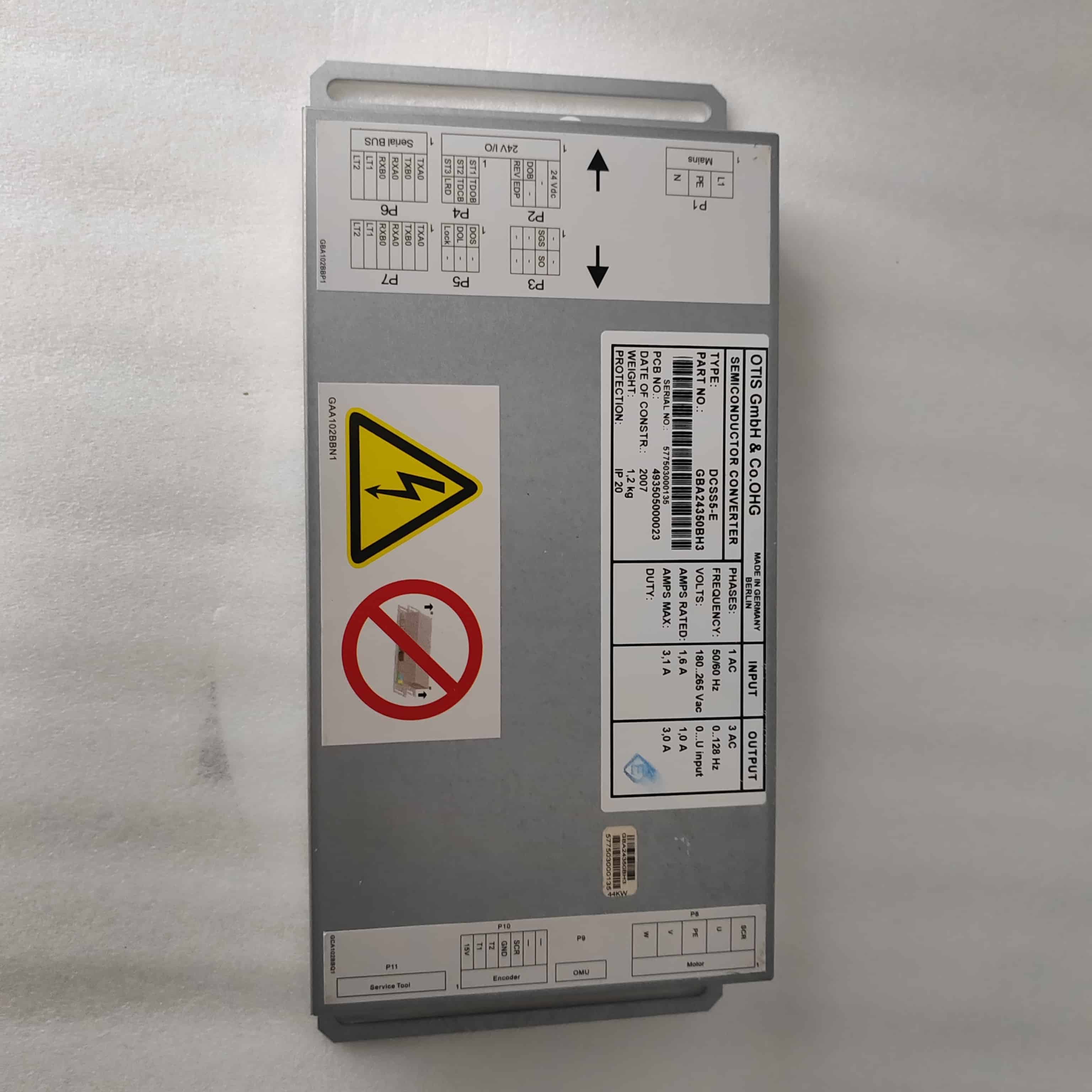 Otis Elevator Door Controller GCA24350BH10 - Fujita Machine Technology ...